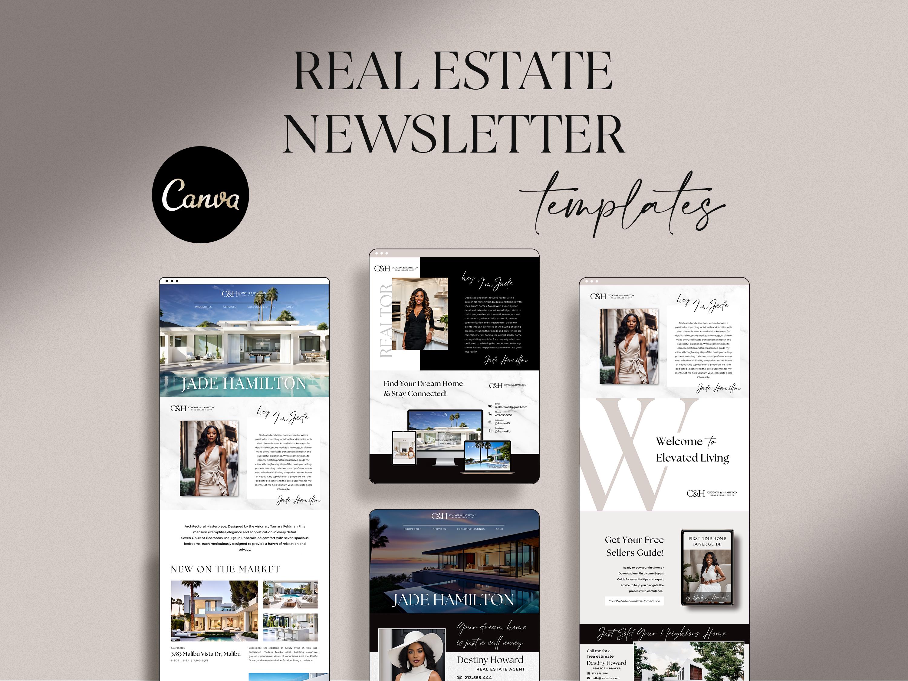 Real Estate Newsletter • Realtor Email Marketing • Canva Flodesk ...