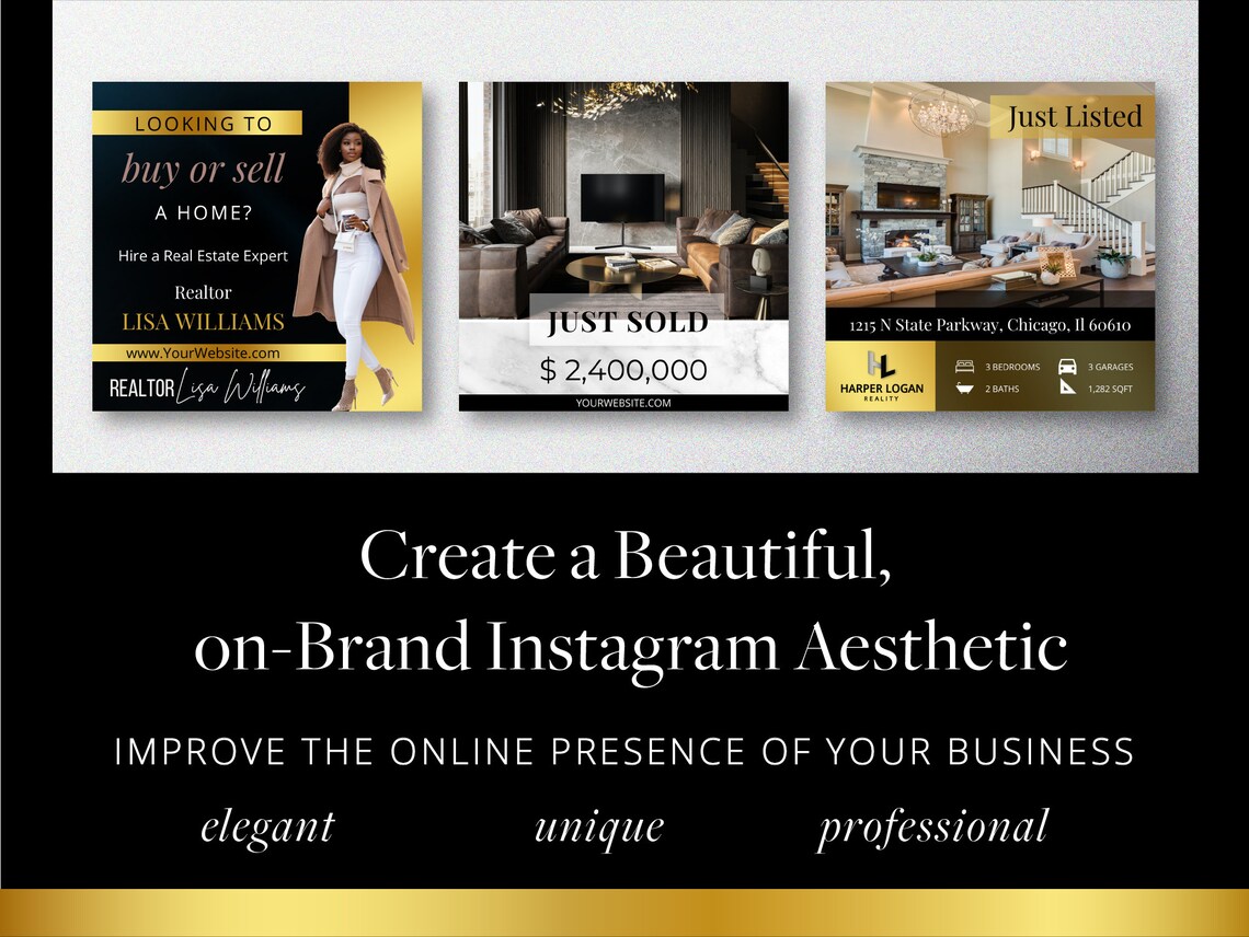 Luxury Real Estate Agent Posts | Instagram Posts for Real Estate Agents ...