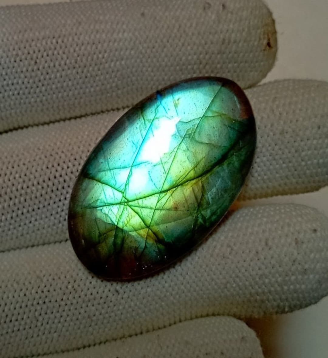 New Arrival Sky Green Fire Labradorite Green Fire Labradorite Cabochon ...