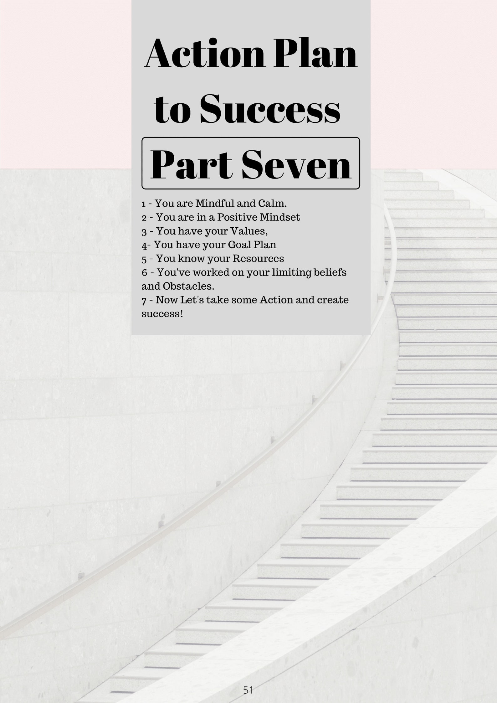 The Action Plan to Success Workbook Part 7 - Etsy
