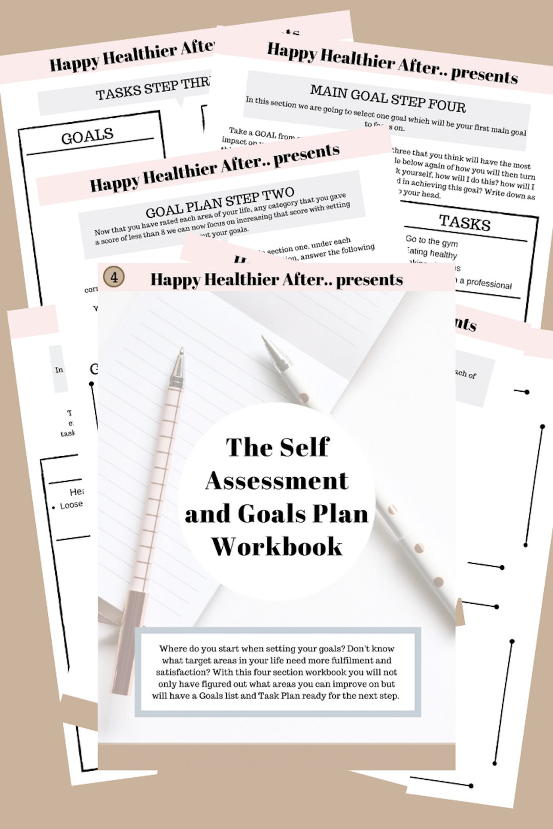 The Self Assessment and Goals Plan Workbook Part 4 - Etsy