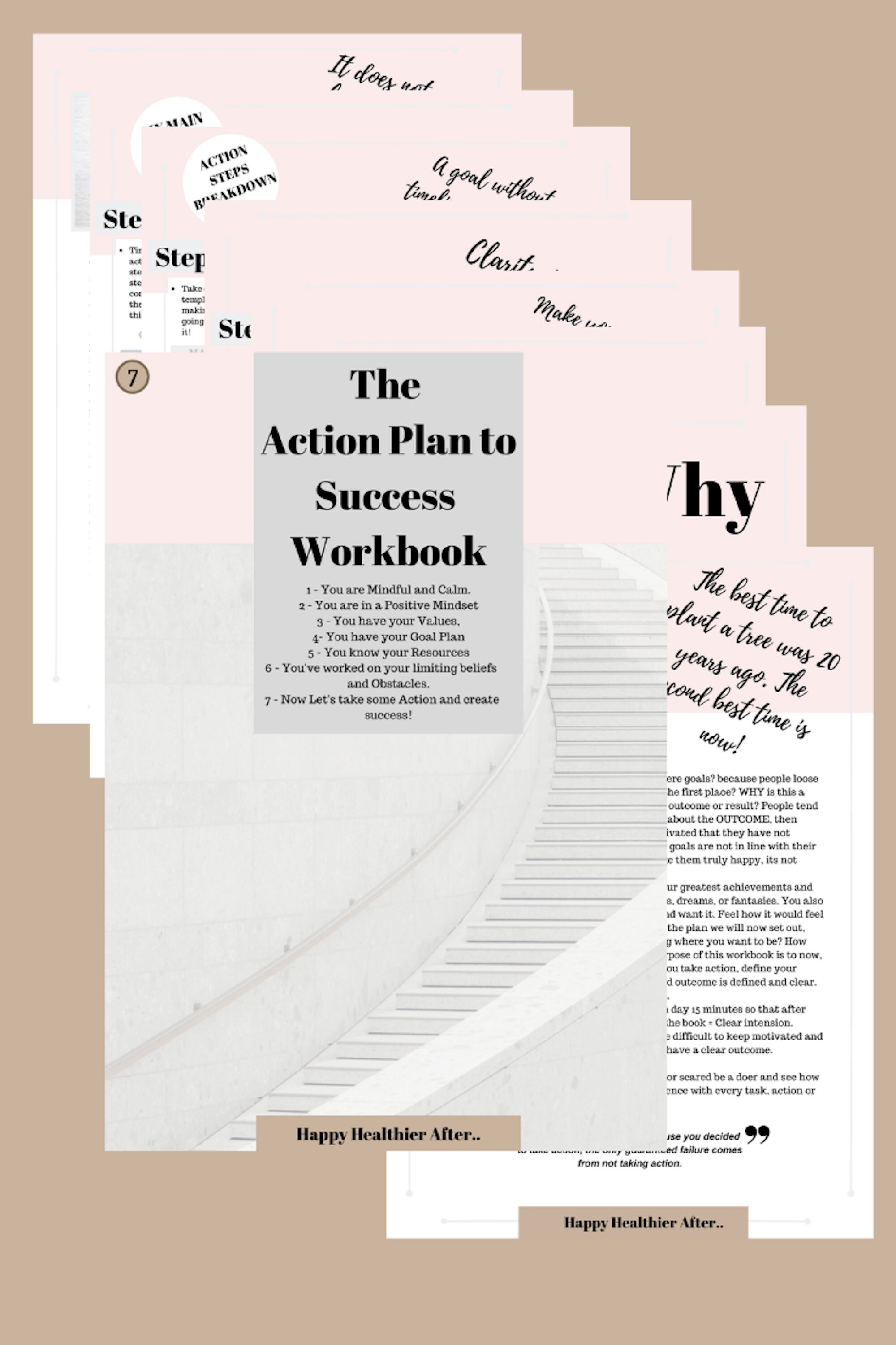 The Action Plan to Success Workbook Part 7 - Etsy