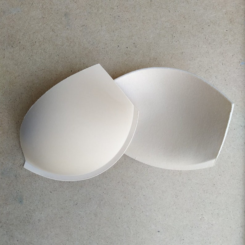 Ivory Sew in BRA CUPS Pads Push up With Corresponding - Etsy