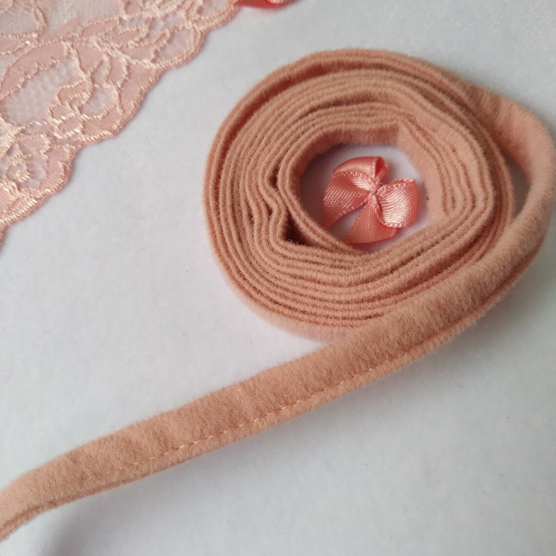 1 Metre 3/8 10 Mm Peach Plush Underwire Channeling for - Etsy