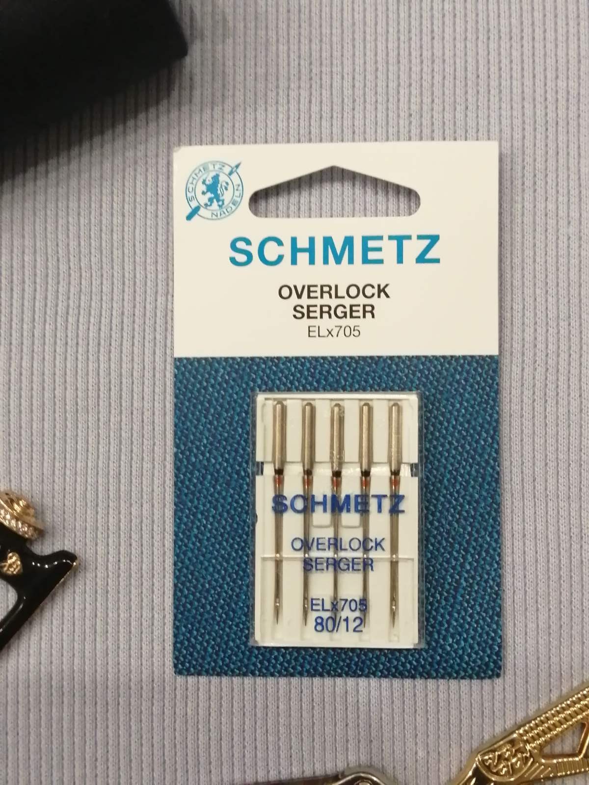 Schmetz Overlock Serger Elx705 Needles - Etsy