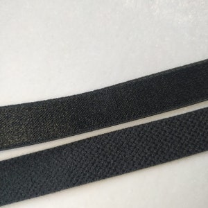 Black Bra Strap Elastic 15mm or 5/8 Inch Wide. Satin Plush - Etsy