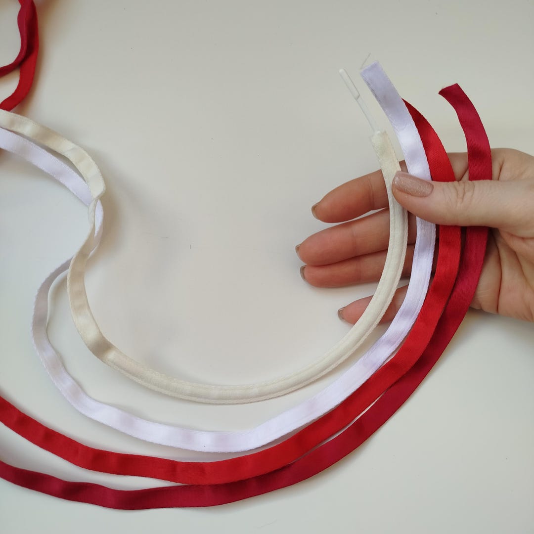 Curved Underwire Casing, Woven Underwire Cover 3/8" (10 Mm), Channeling ...