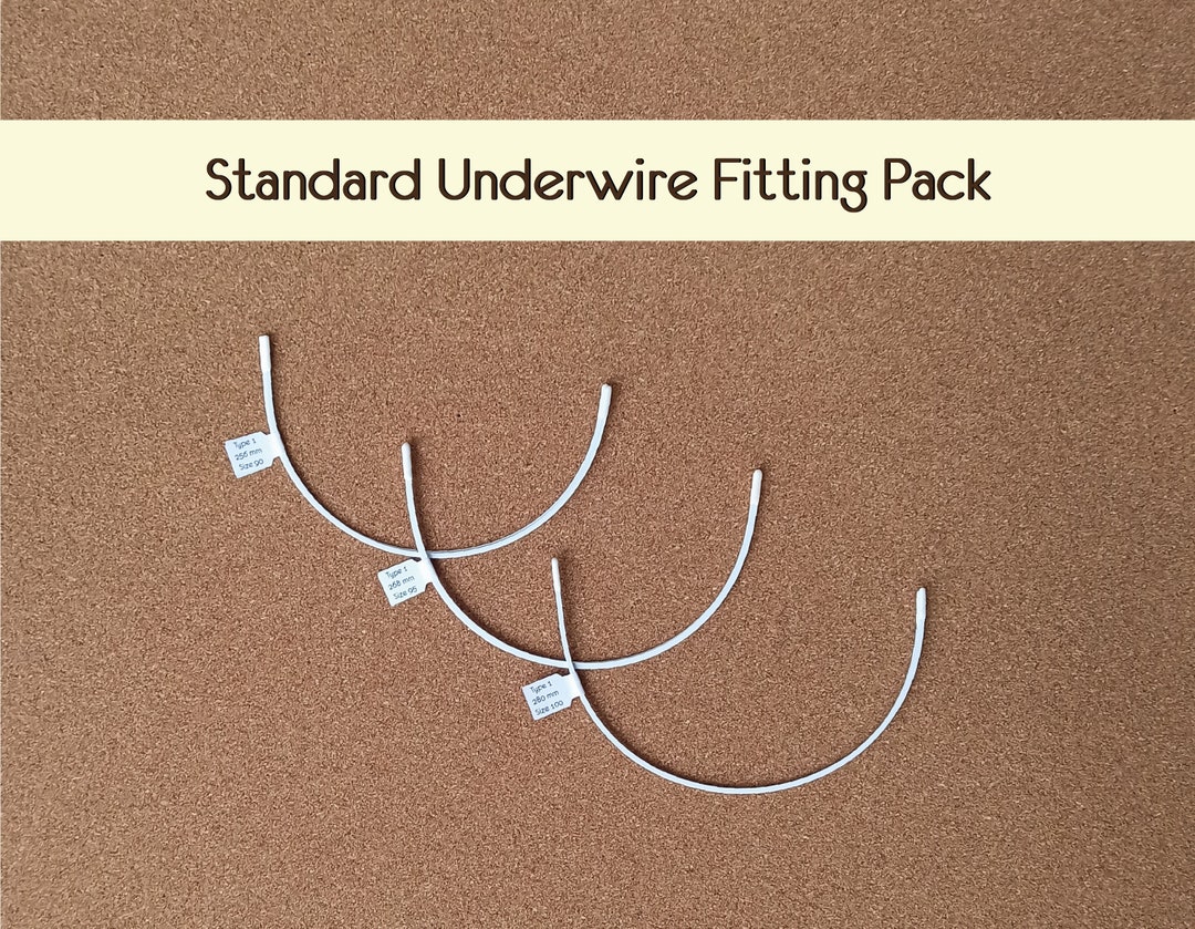 Standard Underwire Fitting Pack - Type 1 - 3 Pairs of Underwire Size ...