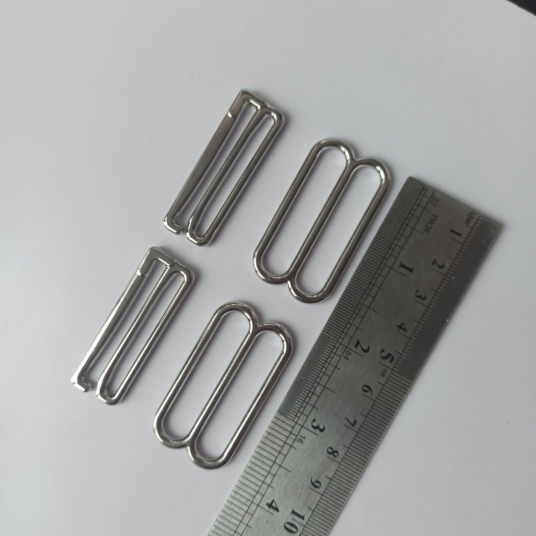 1.640mm Giant Silver Metal Sliders, Adjusters and G-hooks for Swimwear ...