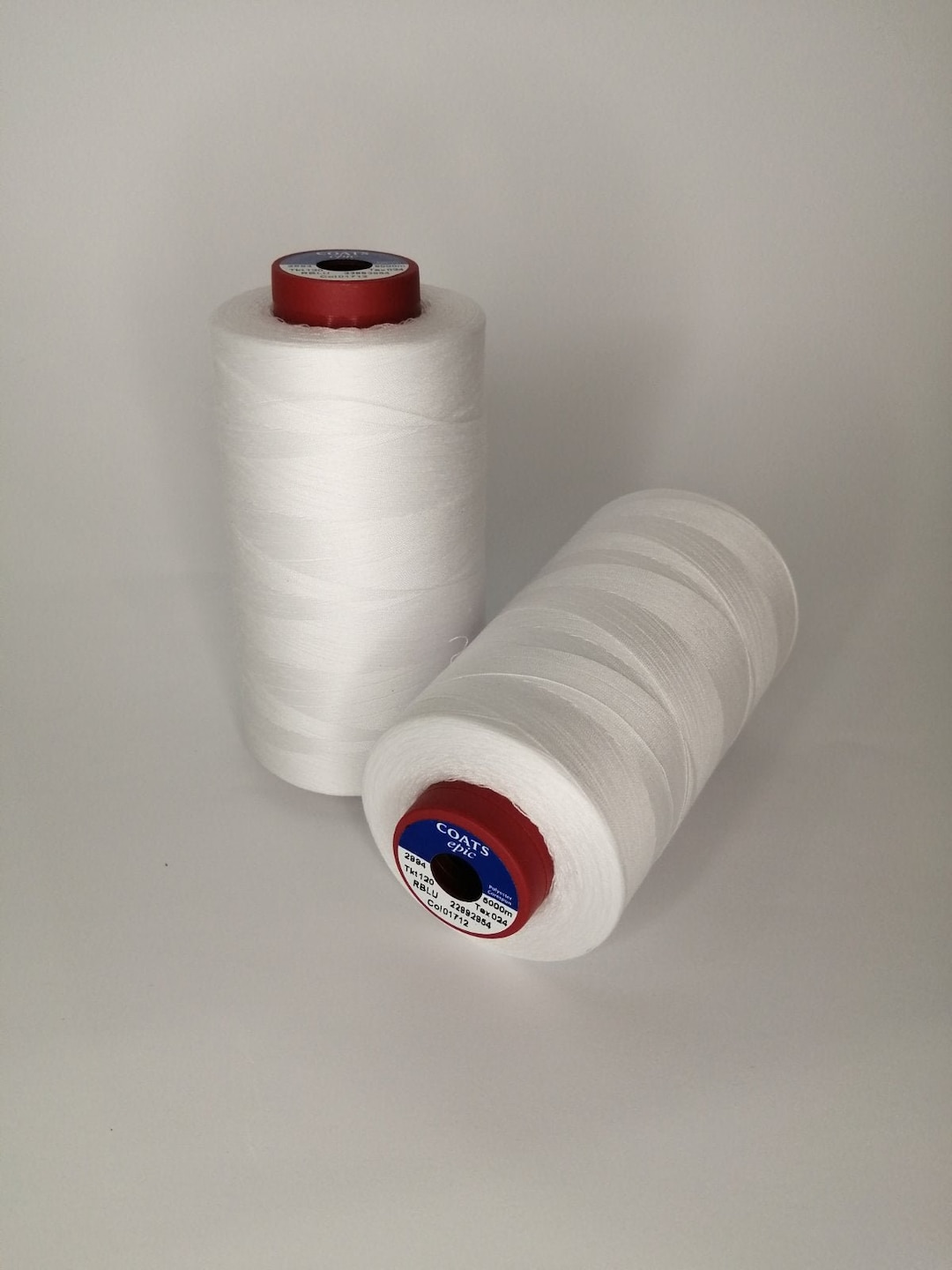 White Coats 5000 M Sewing Thread - Polyester White Sewing Thread ...