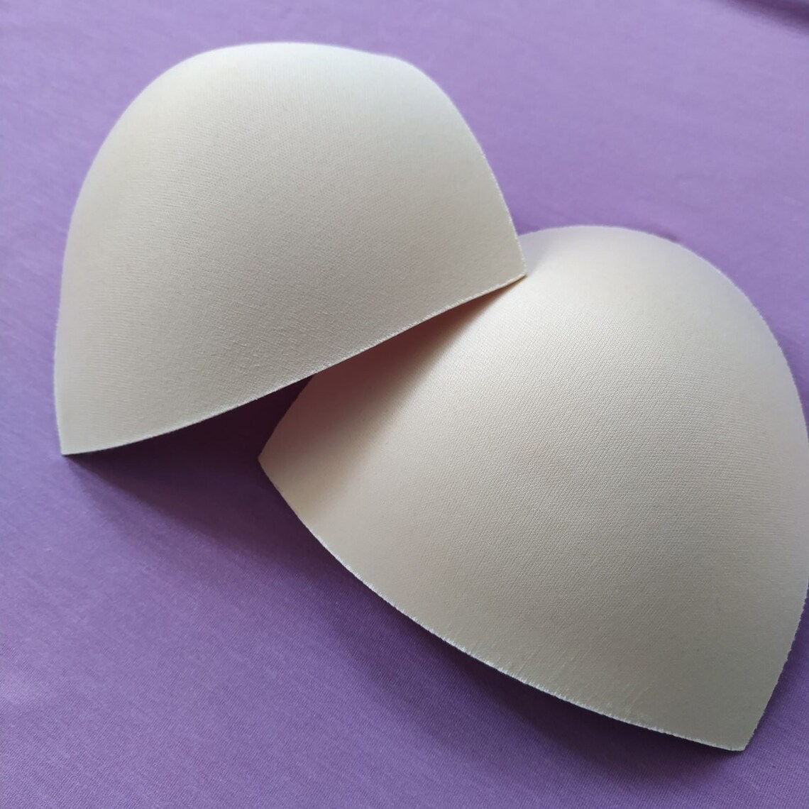 Nude/Light beige sew in BRA CUPS Pads Push Up Perfect for | Etsy