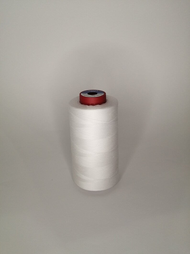White Coats 5000 M Sewing Thread Polyester White Sewing - Etsy
