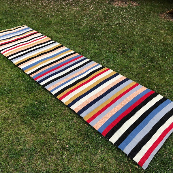 Rag Rug Runner - Etsy