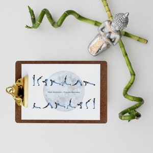 Moon Salutation, Chandra Namaskar, Yoga Sequence, Yoga Guide, Breathe ...