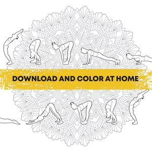 Colour-in Yoga Posters, Coloring, Sun Salutation, Surya Namaskar, Yoga ...