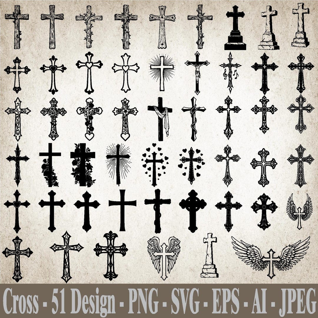 Cross SVG, Christian Cross SVG, Floral Cross SVG, Vintage Cross Svg ...