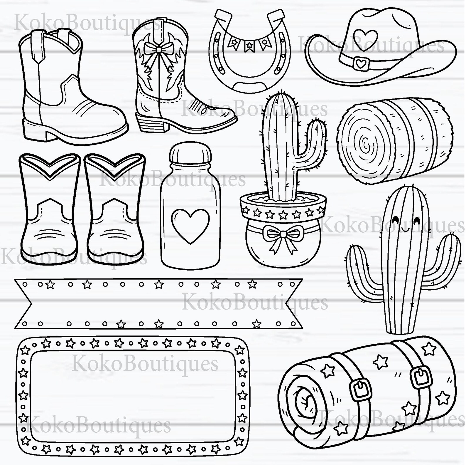 Cowboy Birthday SVG Bundle, Western Party Svg, Cute Western Birthday ...