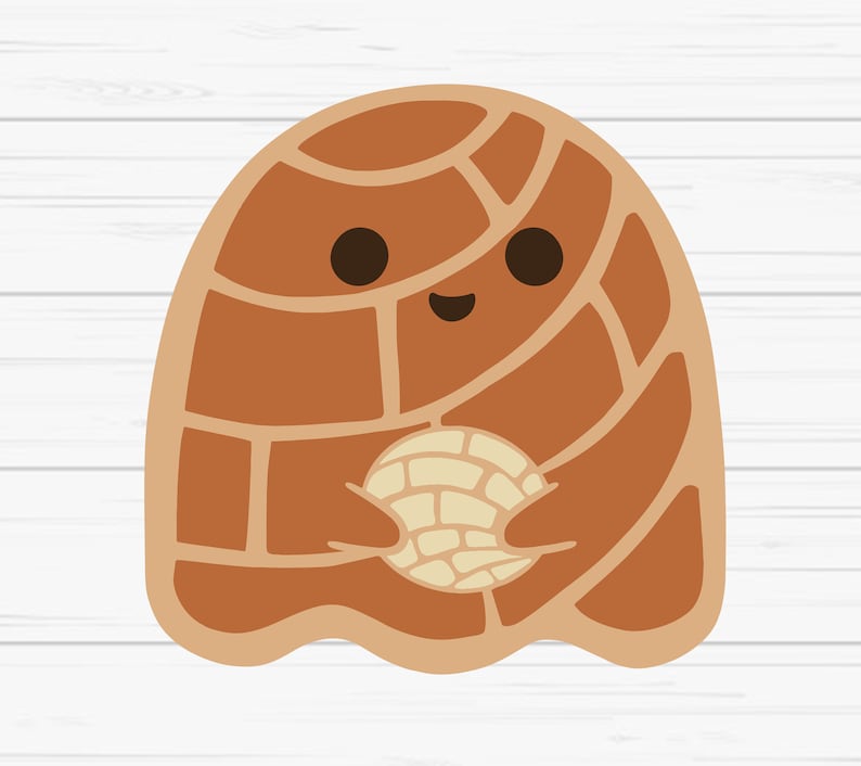 Cute Ghost SVG Spooky Conchas SVG Pan Dulce SVG Concha - Etsy