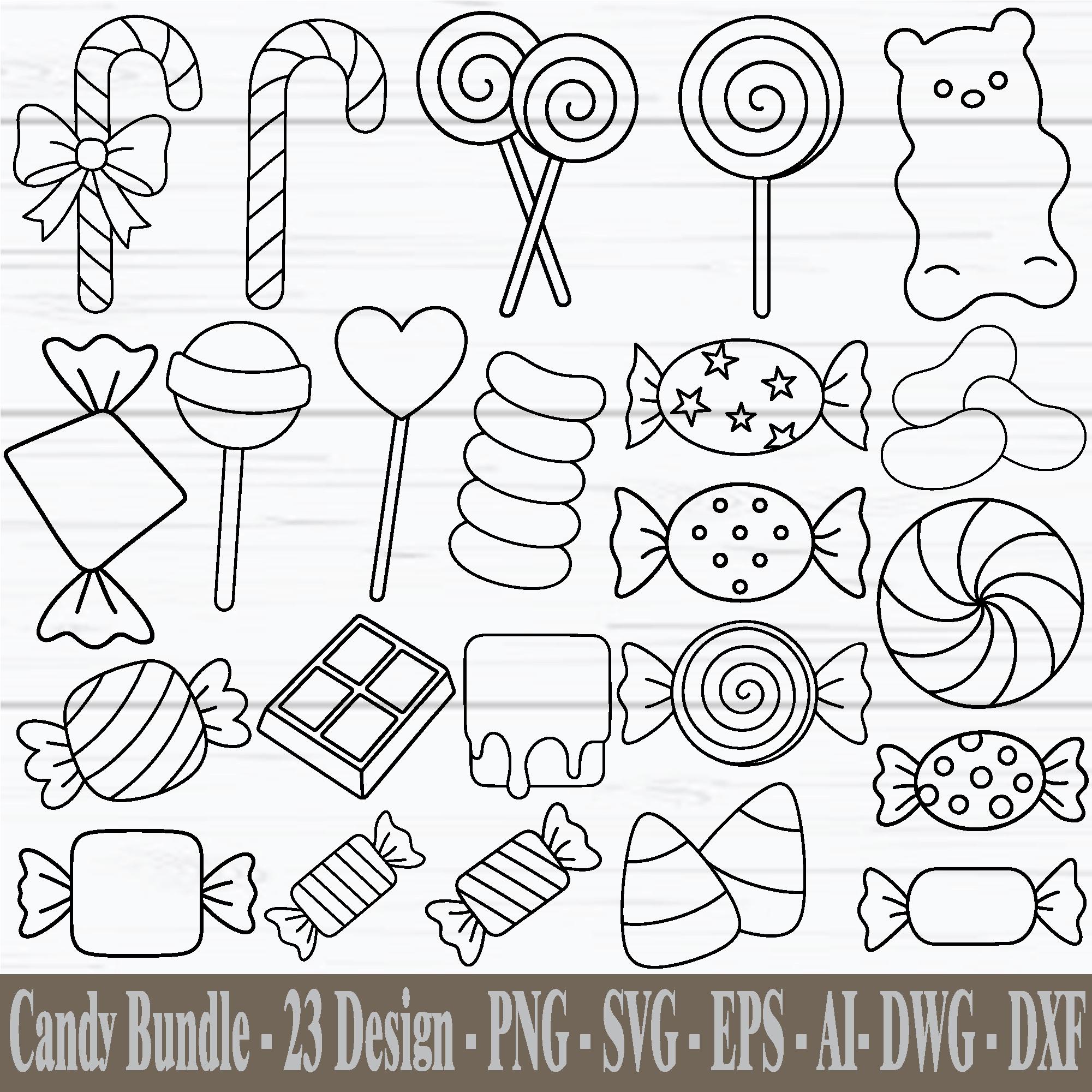 Candy SVG, Candy Cane Svg, Treats Svg, Sweets Svg, Lollipop Svg, Candy ...