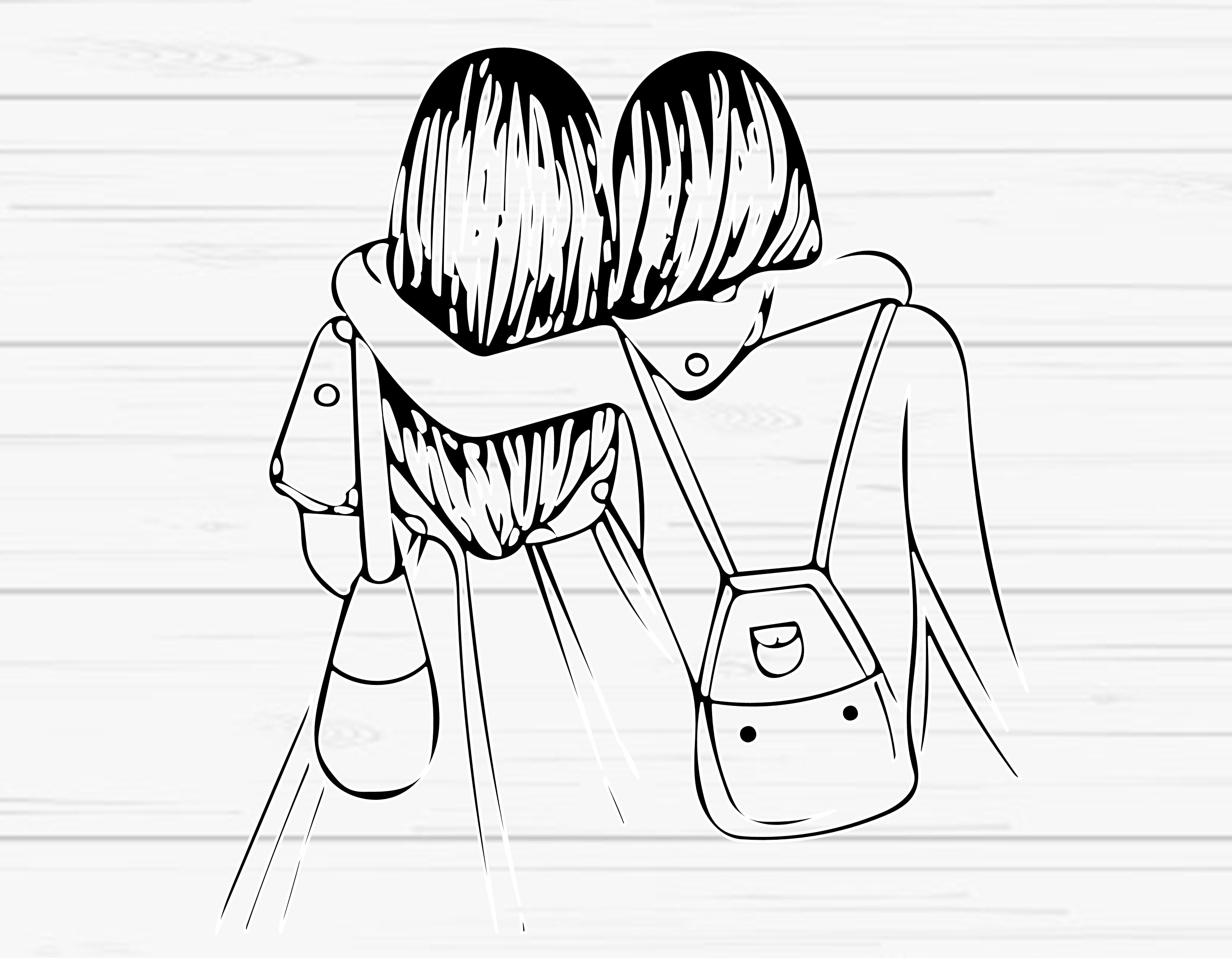 Beste Freunde SVG Bundle Besties SVG Freundschaftstag SVG Freunde für ...