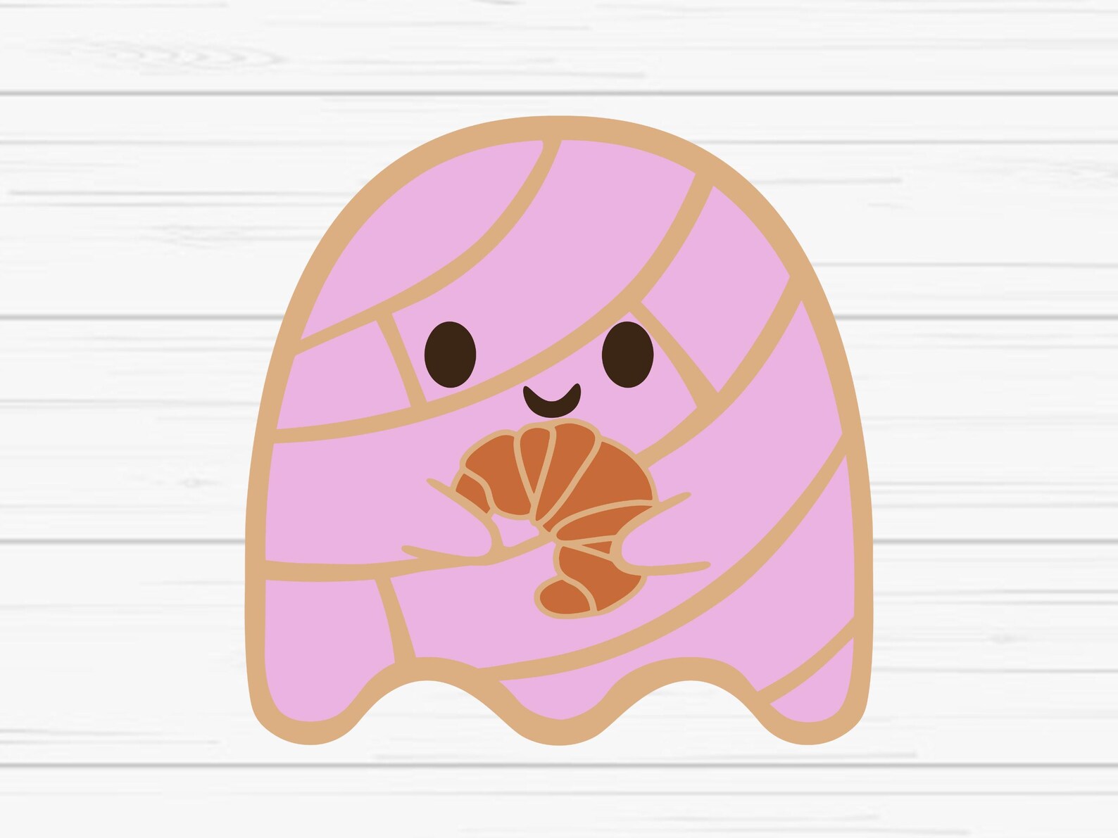 Cute Ghost SVG, Spooky Conchas SVG, Pan Dulce SVG, Concha Ghost Svg ...