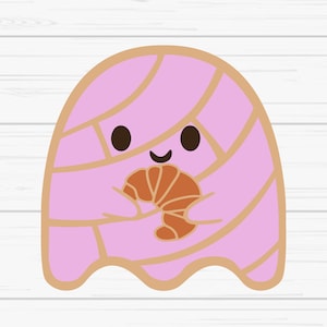 Cute Ghost SVG, Spooky Conchas SVG, Pan Dulce SVG, Concha Ghost Svg ...
