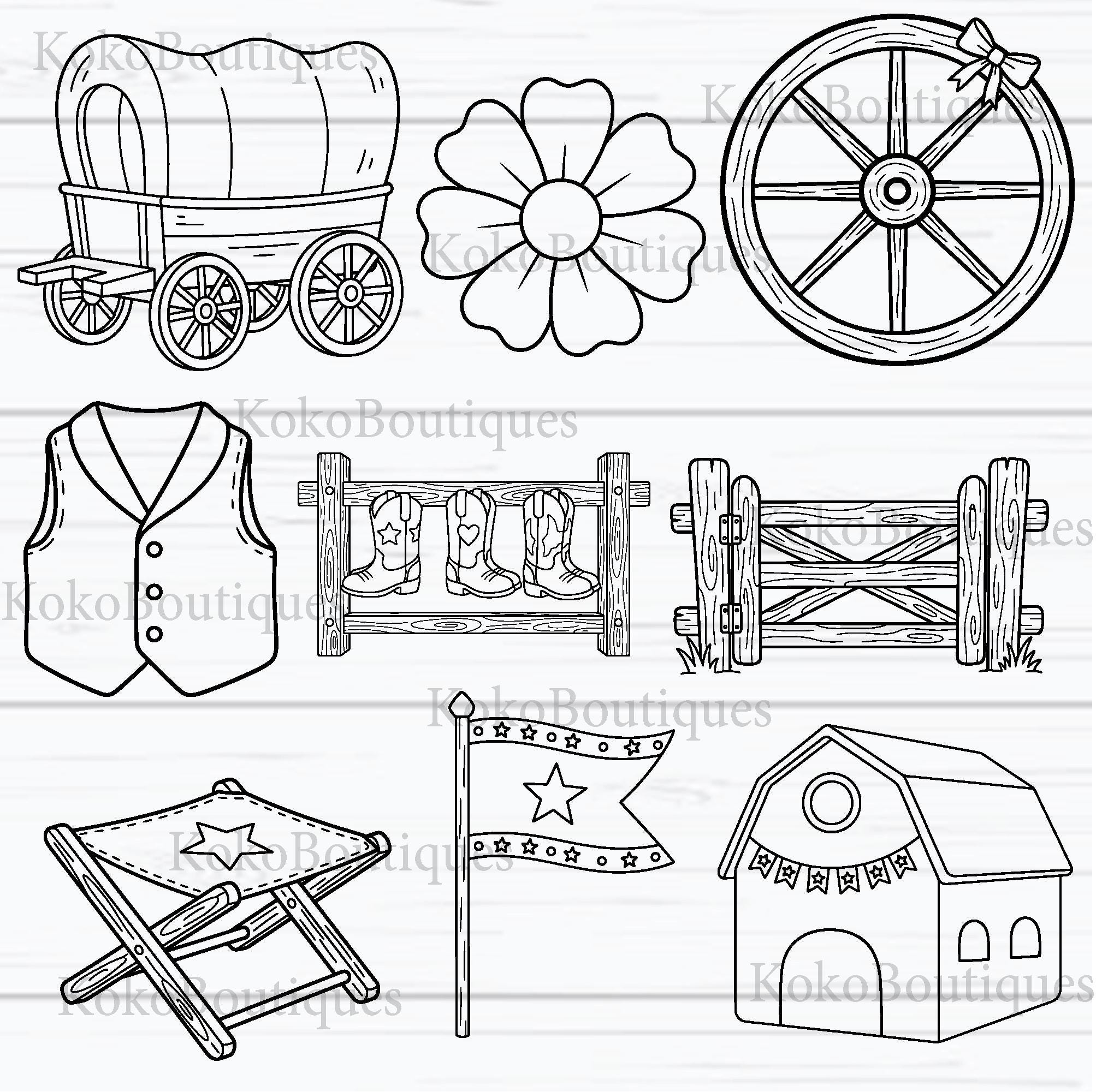 Cowboy Birthday SVG Bundle, Western Party Svg, Cute Western Birthday ...