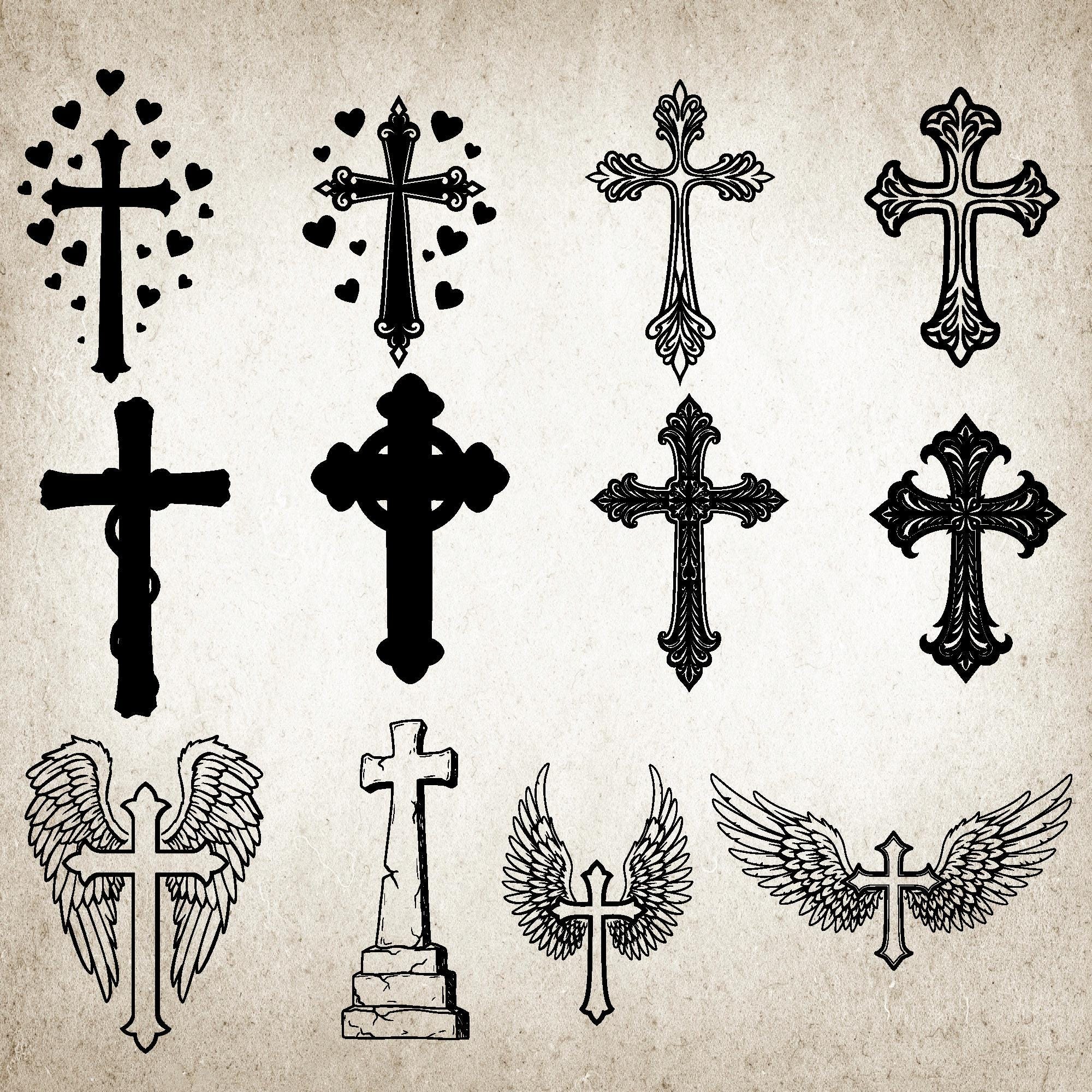 Cross SVG, Christian Cross SVG, Floral Cross SVG, Vintage Cross Svg ...