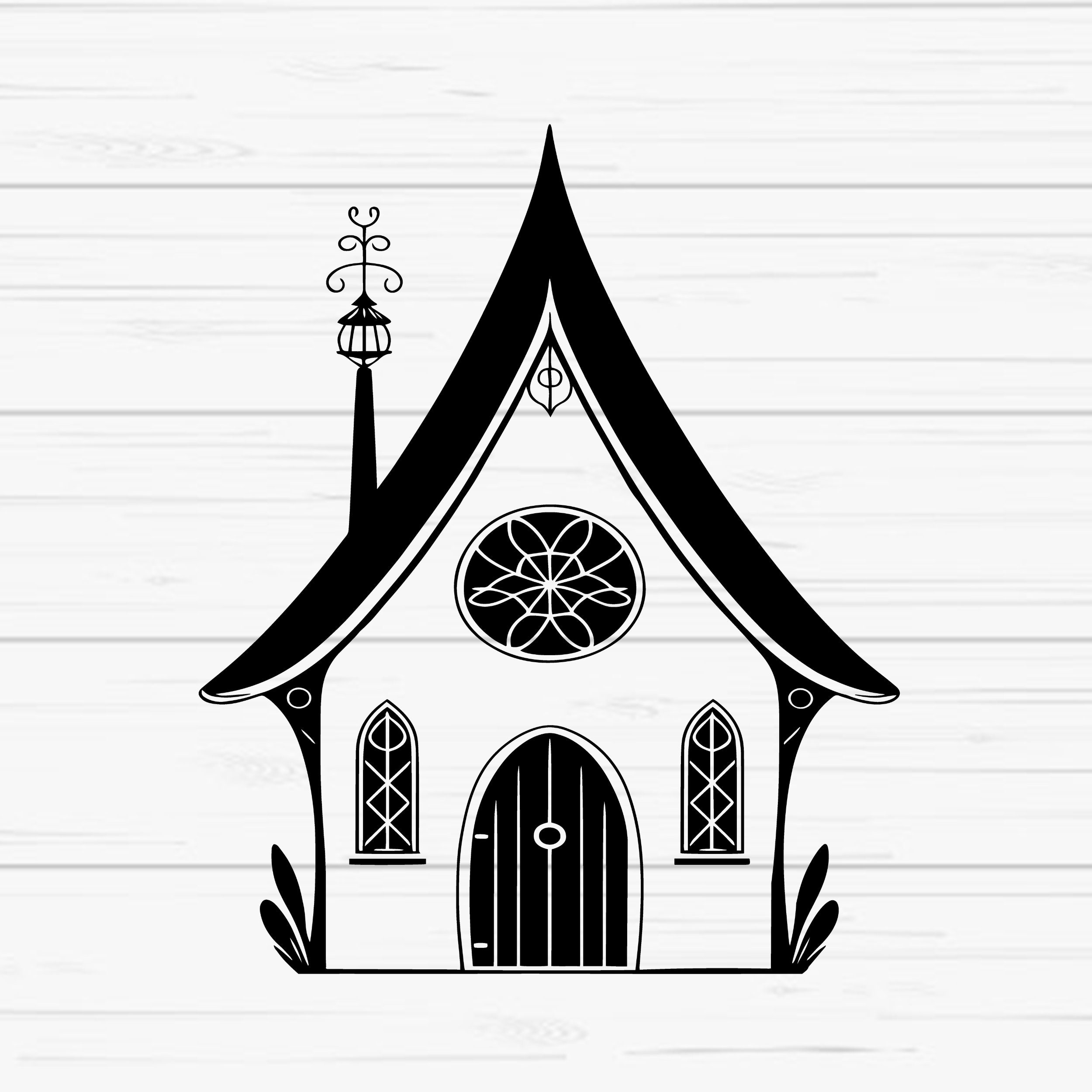 Fairy House SVG, Gnome House SVG, Magic House SVG, Mushroom House Svg ...