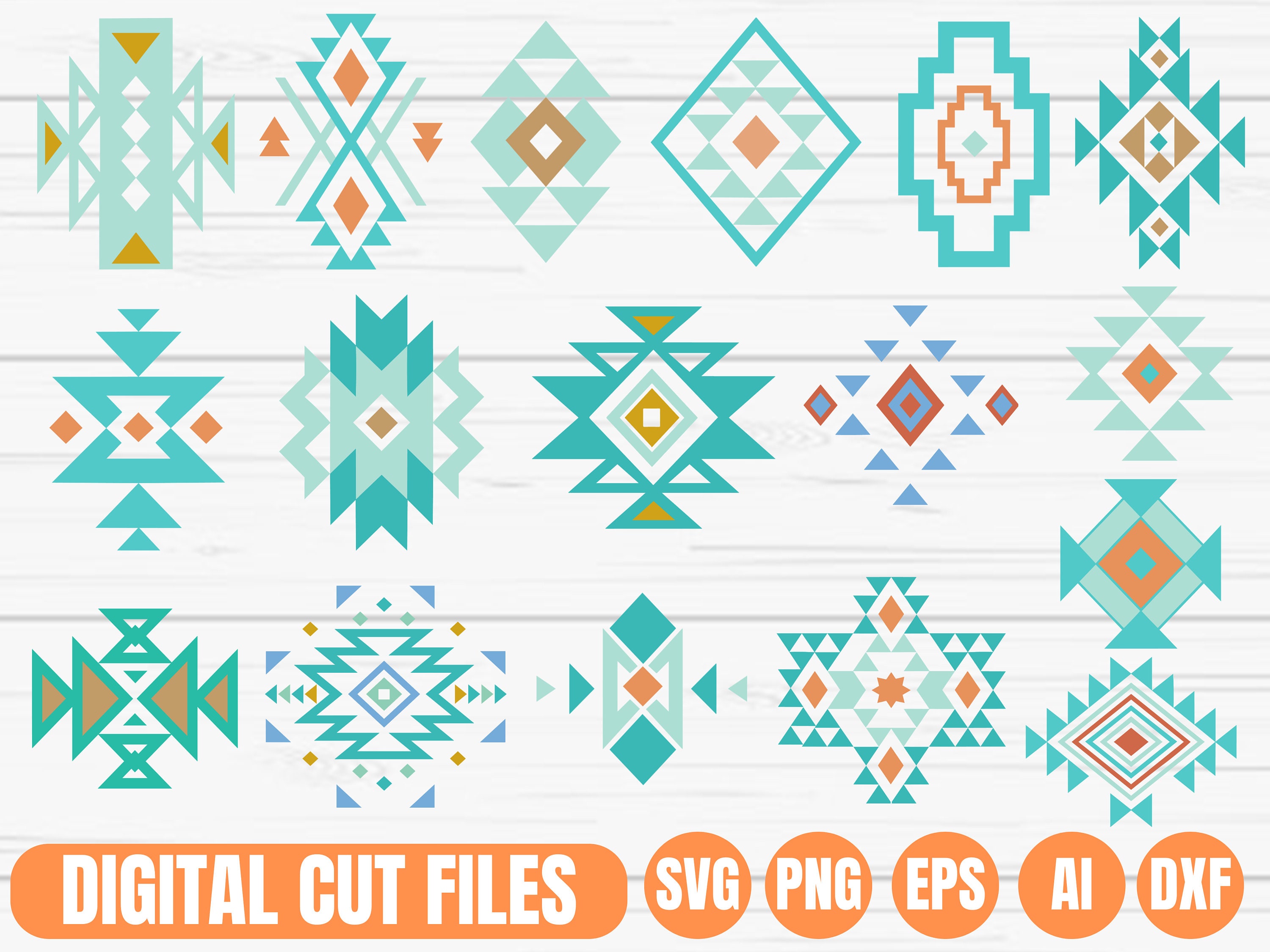 Aztec Pattern Svg, Native American Svg, Boho Texture Png, Native Signs ...