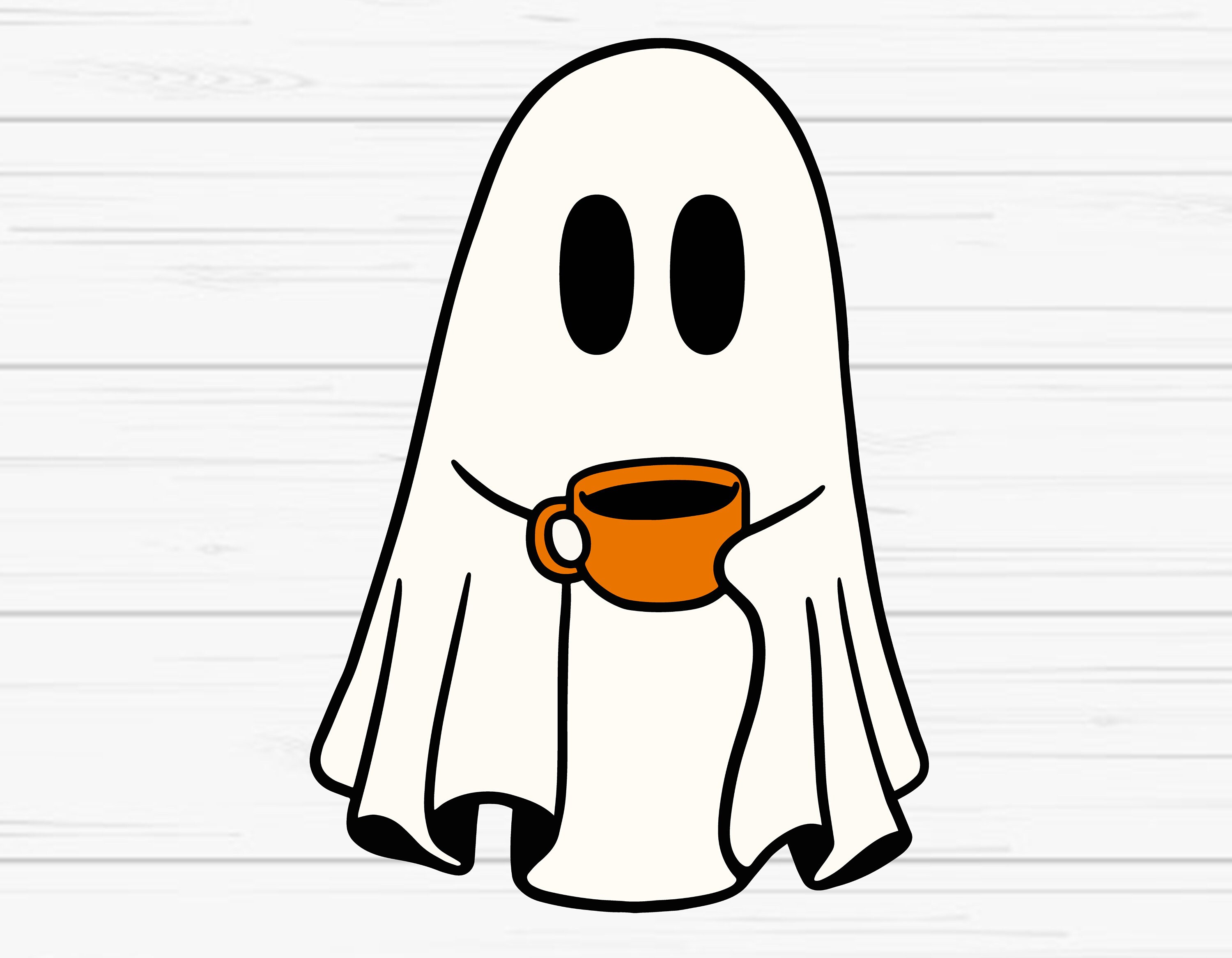 Сute Ghost Svg Boo Svg Cute Halloween Svg Trick Or Treat Etsy