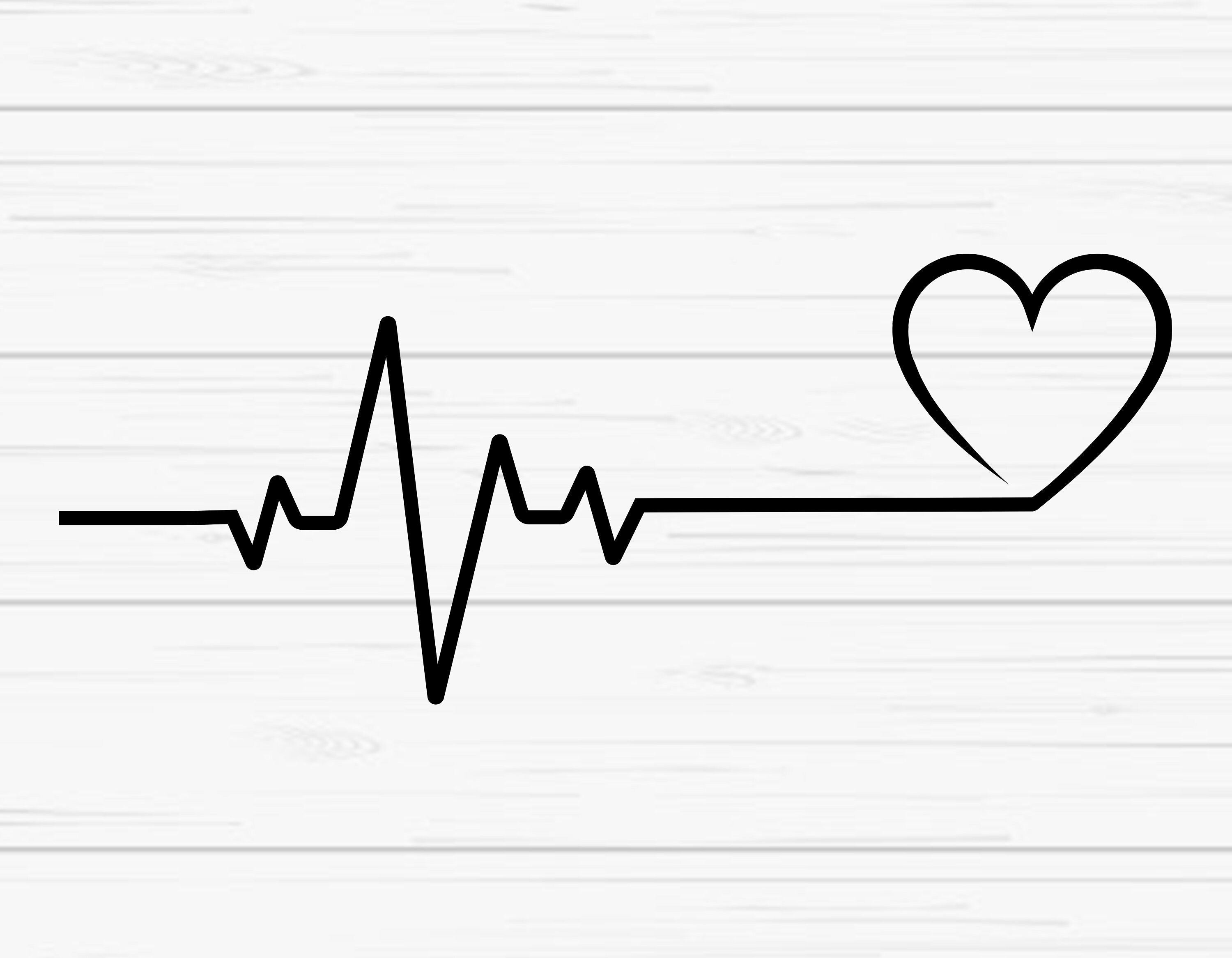 Línea de latidos del corazón svg, línea de vida SVG, línea de latidos ...
