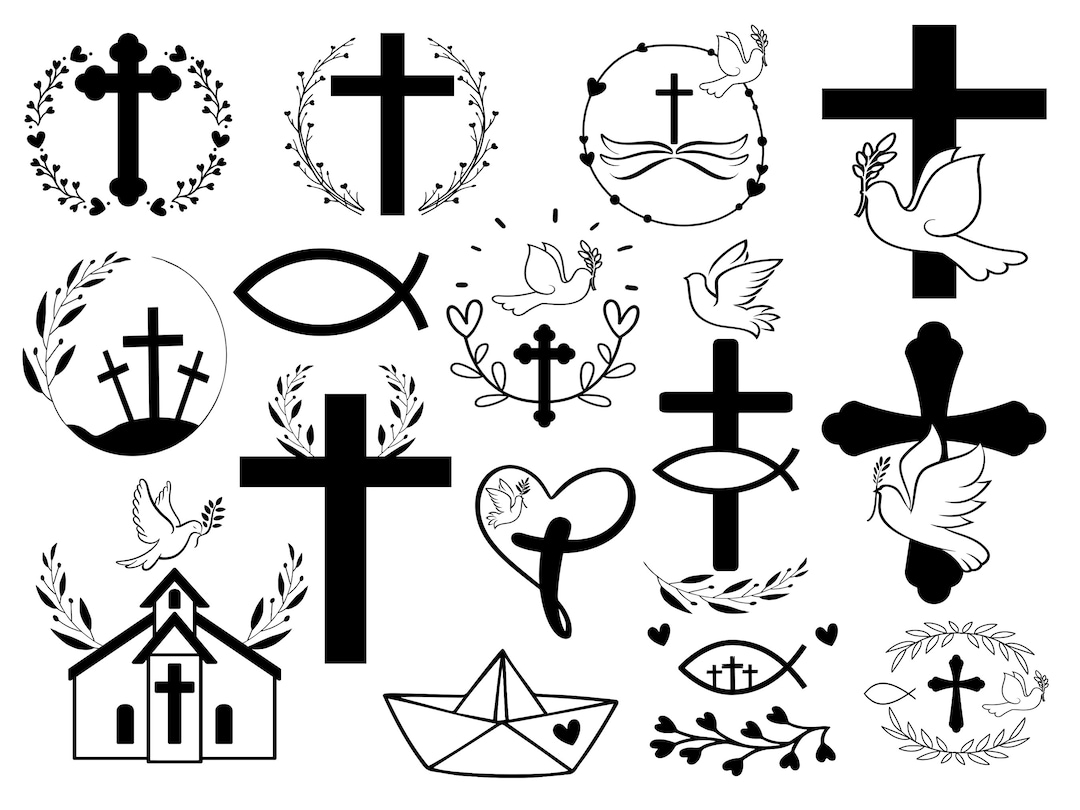 Baptism Communion SVG, First Holy Communion Decorations SVG, Catholic ...