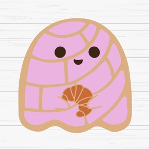 Cute Ghost SVG Spooky Conchas SVG Pan Dulce SVG Concha - Etsy
