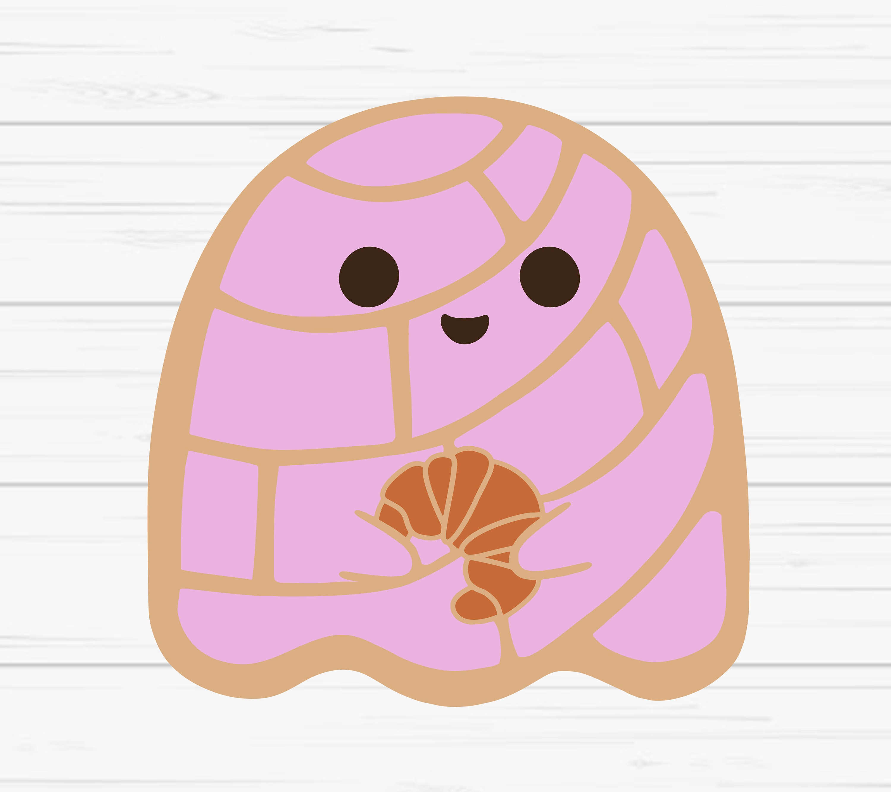 Cute Ghost SVG Spooky Conchas SVG Pan Dulce SVG Concha - Etsy