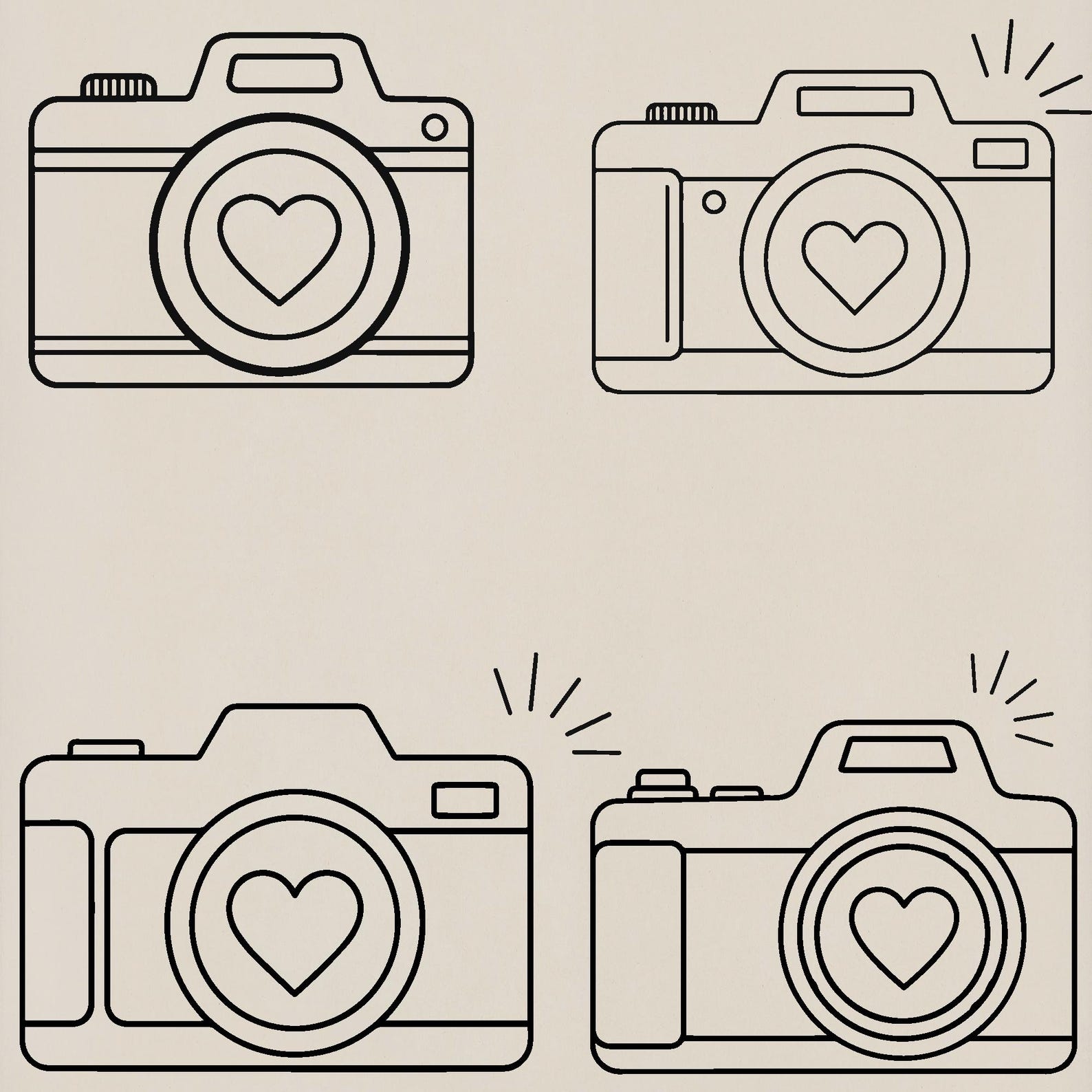 Camera SVG, Photo Frame SVG, Photography SVG, Camera Heart Svg, Photo ...