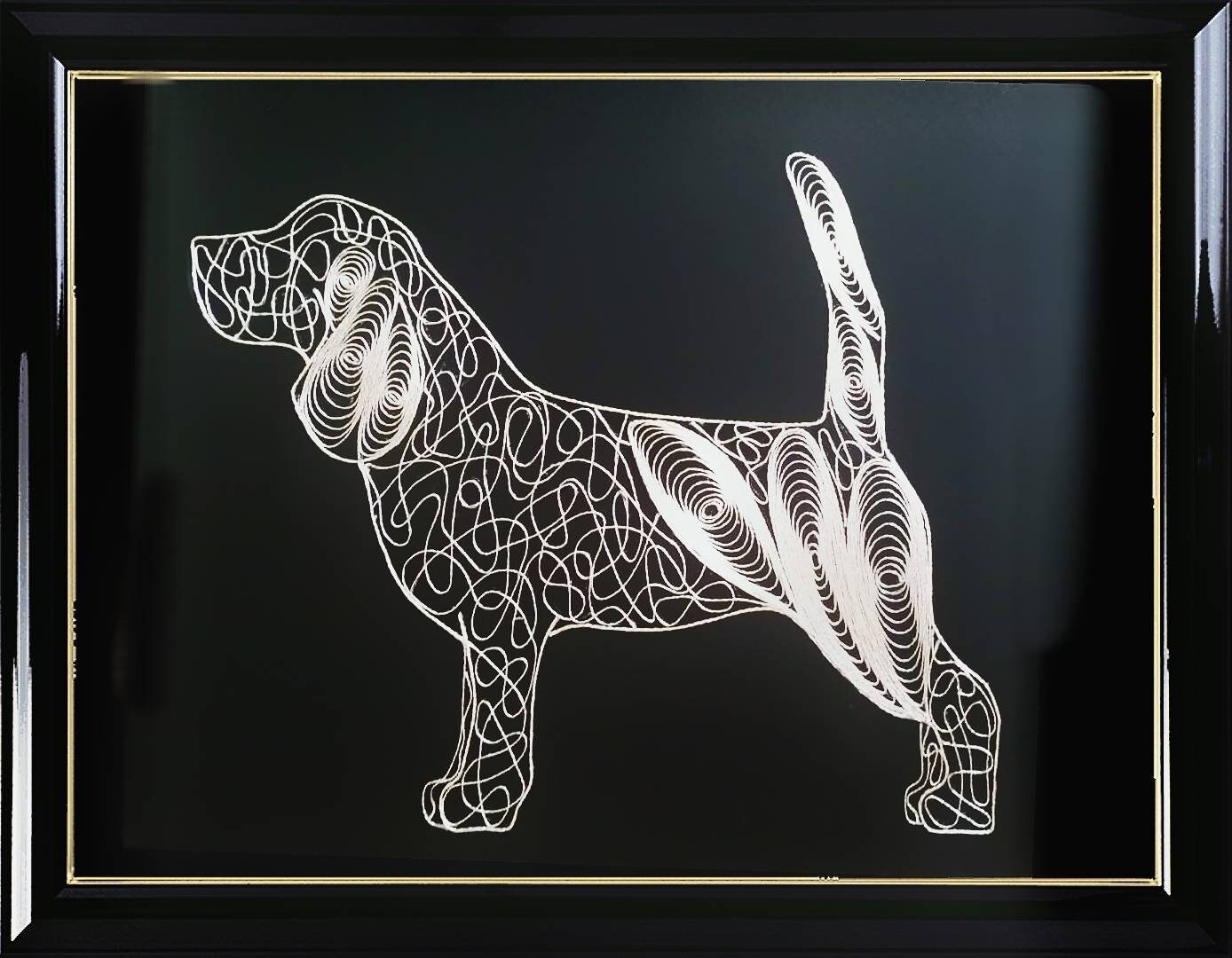 CUSTOM PICTURE Filigree for Home Decor Dog Artfiligree - Etsy
