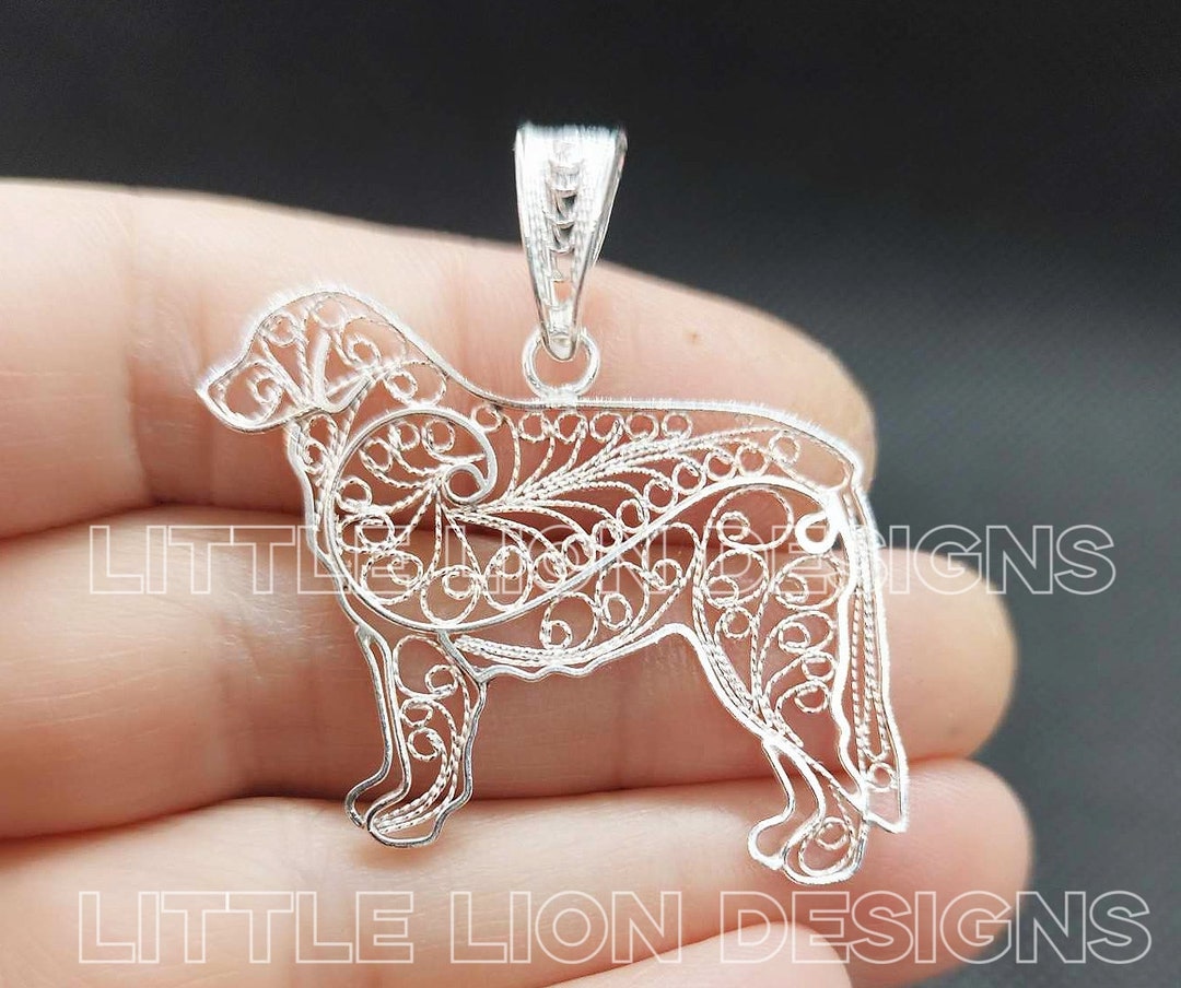 Great Pyrenees Sterling Silver Pendant (key Words:great Pyrenees ...