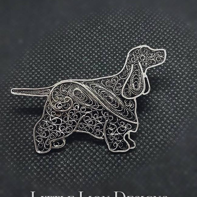 English Cocker Pendant - Etsy