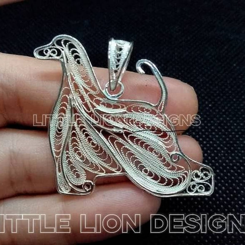 Silver Pendant Afghan - Etsy