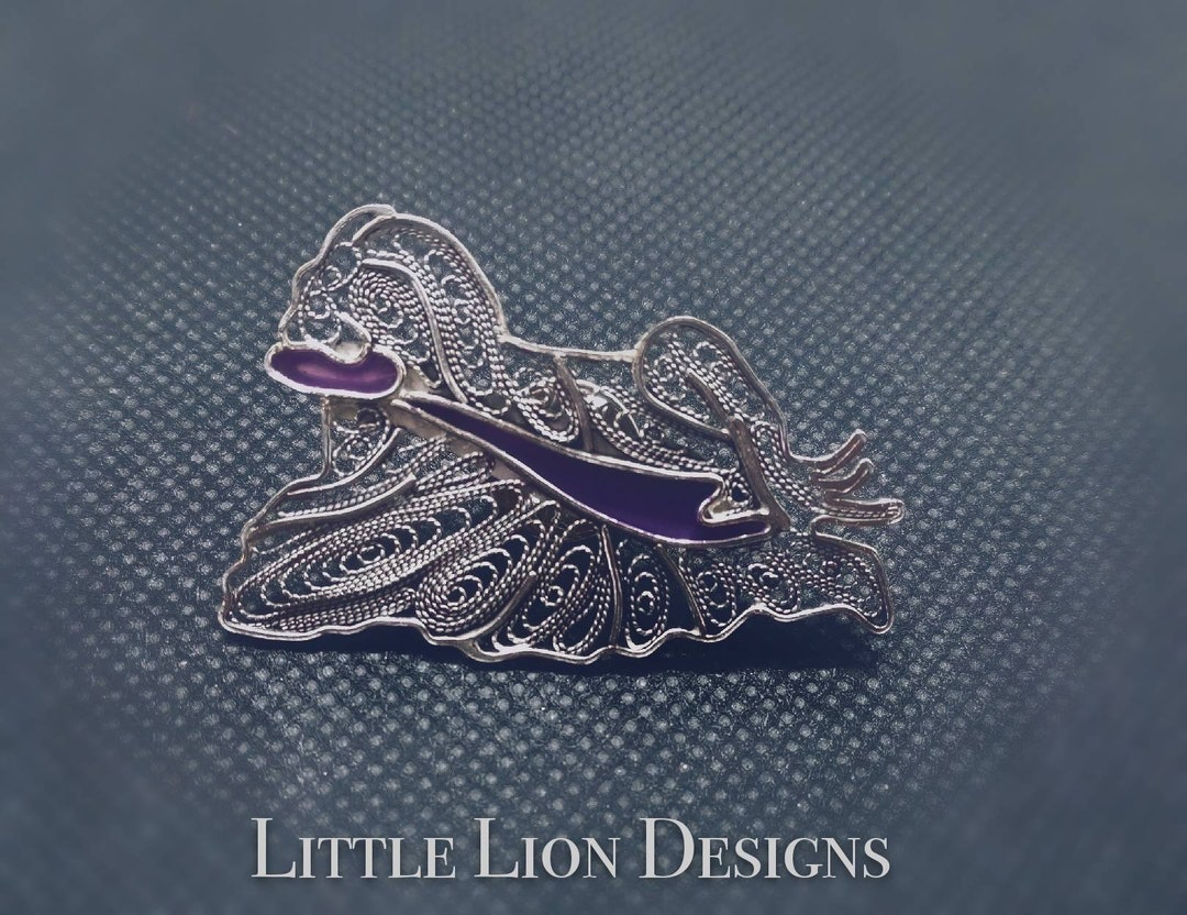 Hungarian Puli Sterling Silver Brooch (pulik Pin Necklace Pendant Gold ...