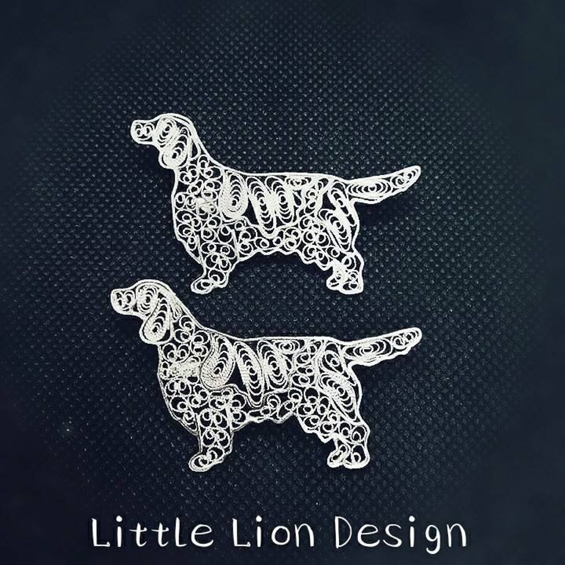 Welsh Springer Spaniel Sterling Silver Brooch - Etsy