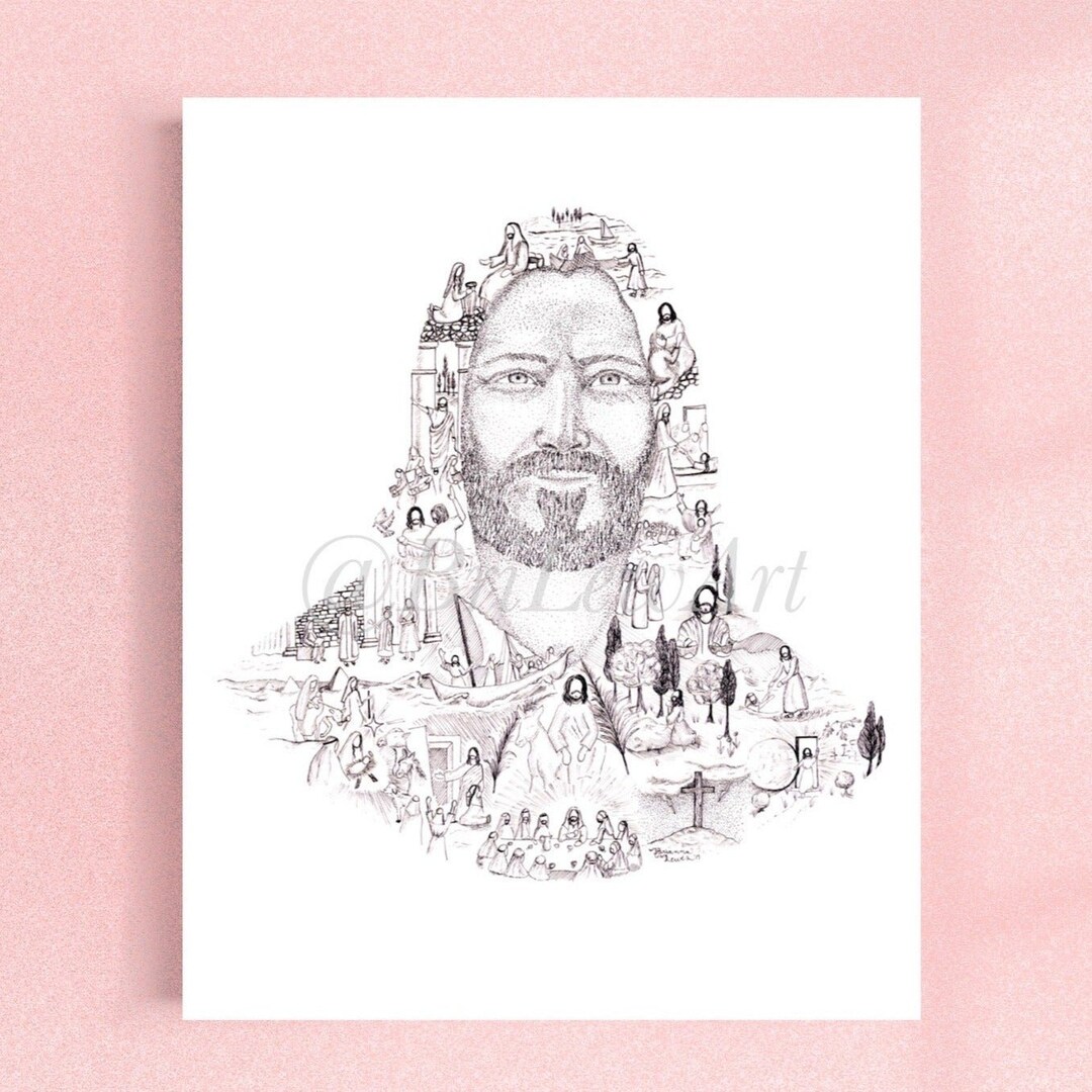 Life of Christ Wrapped Canvas - Etsy