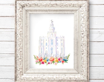 St George Temple | Etsy