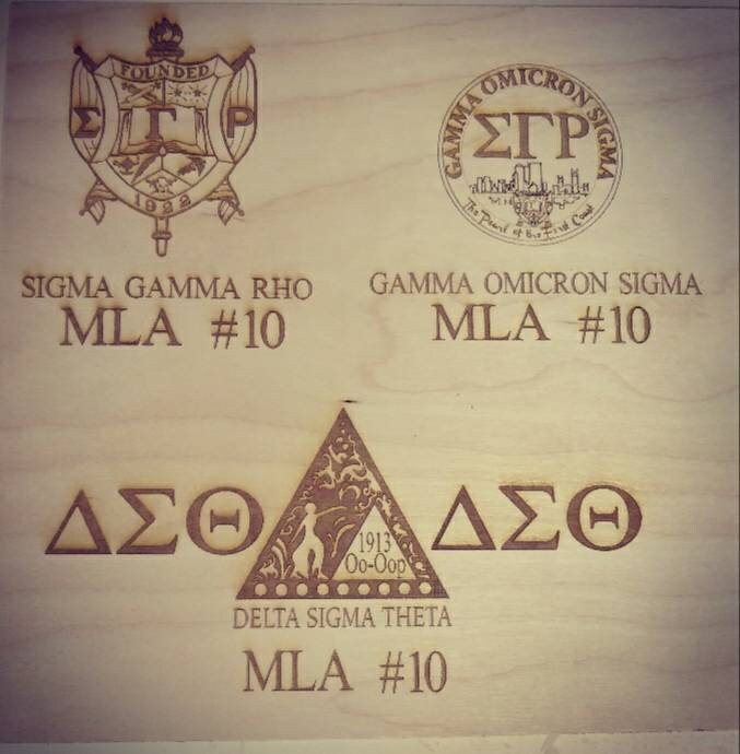 Personalize Your Sorority/fraternity Box Wooden Engraved - Etsy
