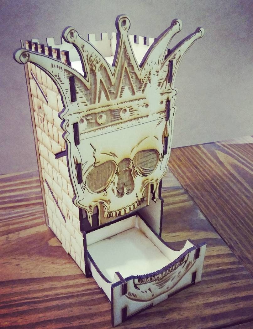 Dice Tower Jester Skull Playing Board Magic Games Kids - Etsy.de