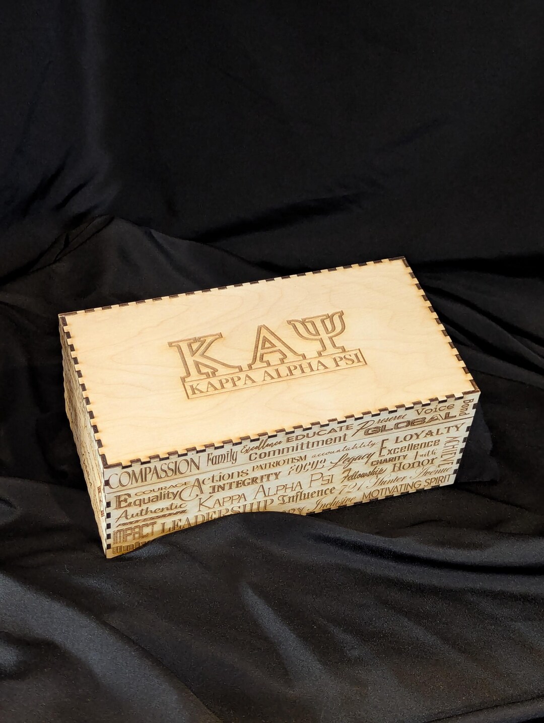 Kappa Alpha Psi Keepsake Box | Custom Engraved Sorority Fraternity Gift ...