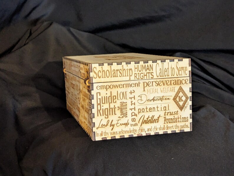 Kappa Alpha Psi Keepsake Box | Custom Engraved Sorority Fraternity Gift ...