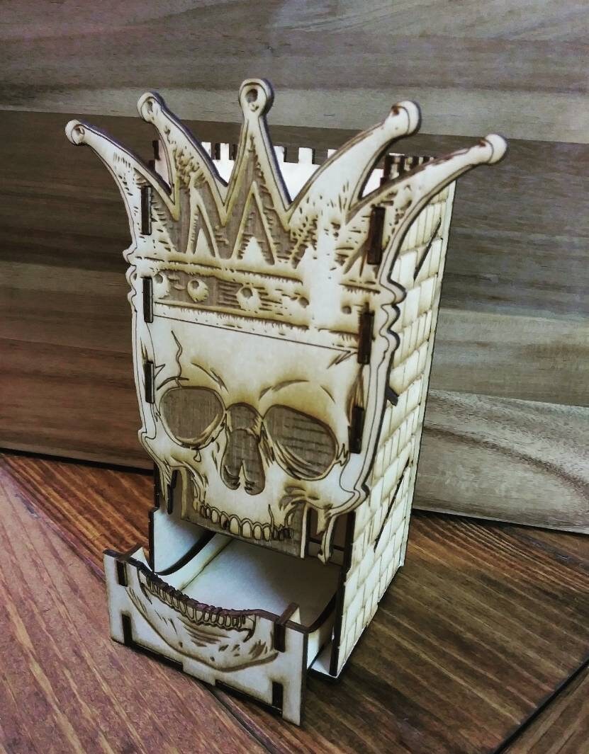 Dice Tower Jester Skull Playing Board Magic Games Kids - Etsy.de