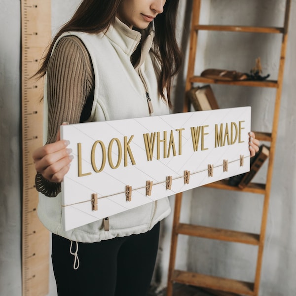 Look What I Made Sign - Etsy